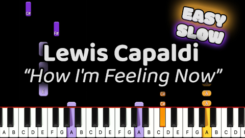 Lewis Capaldi – How I’m Feeling Now – Easy – Slow – MARKS PIANO