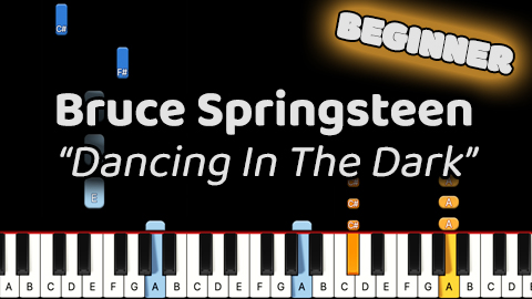 Bruce Springsteen – Dancing In The Dark – Beginner – MARKS PIANO